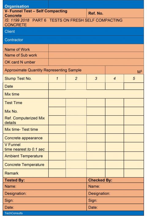 Determination of Consistency of Fresh Self Compacting Concrete - V ...