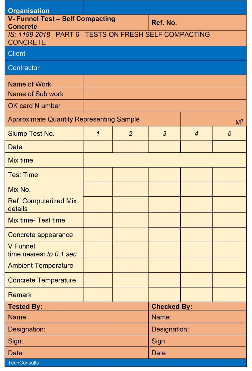 Determination of Consistency of Fresh Self Compacting Concrete - V ...